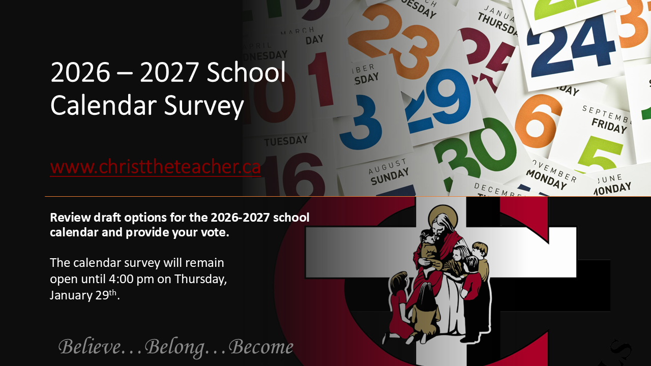 2026-2027 School Calendar Feedback - St. Alphonsus School